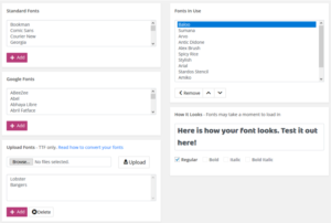 Fonts - Overview - Vinyl Lettering Designer