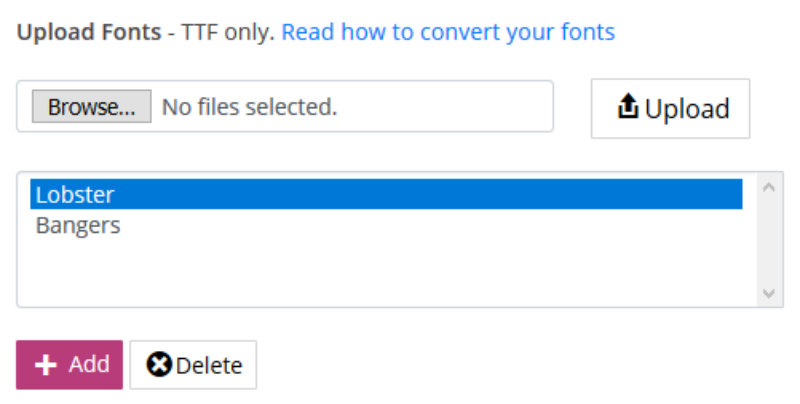 Uploading Your Own Fonts - Vinyl Lettering Designer