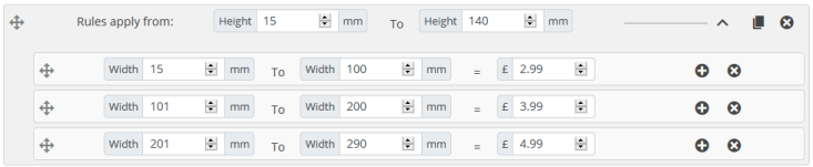 Setting Prices By Overal Size - Vinyl Lettering Designer